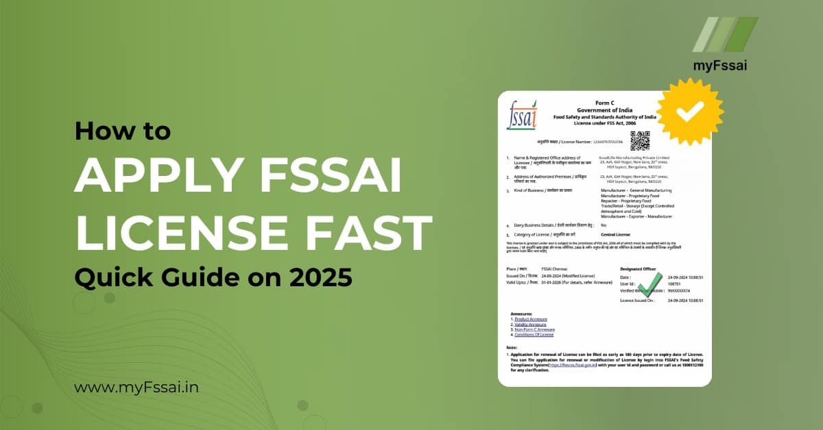 FSSAI License Apply Fast: Quick Approval Guide 2026